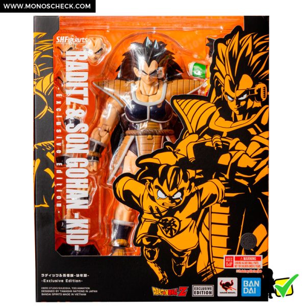 Monos Check » S.H.Figuarts Raditz & Son Gohan Kid -Exclusive Edition ...