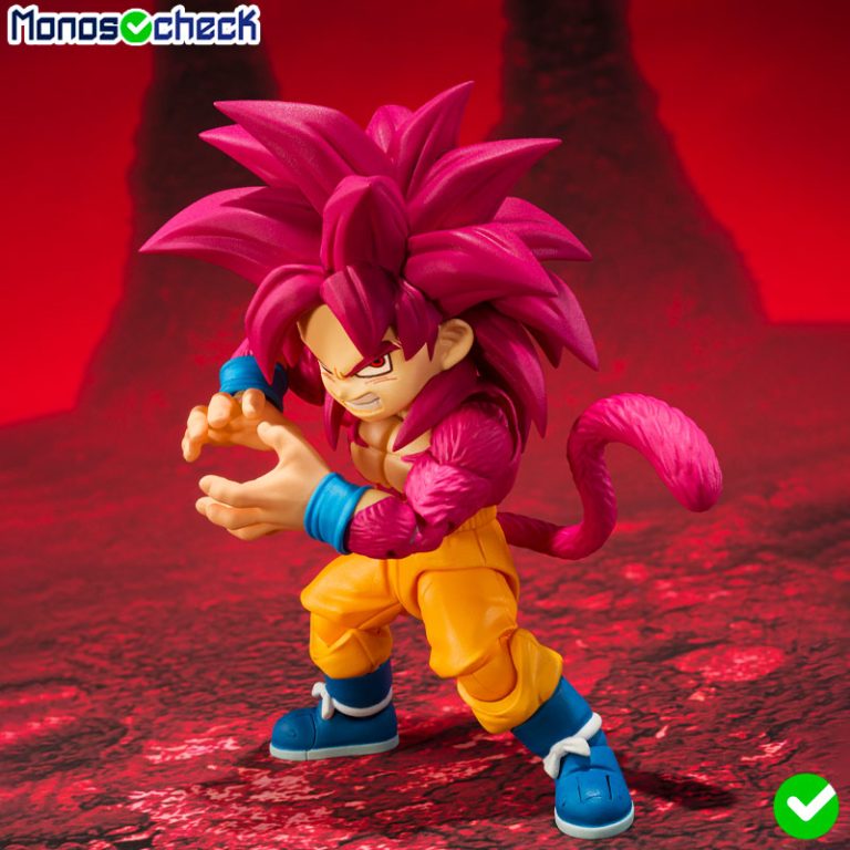 S.H.Figuarts Super Saiyan 4 Goku (Mini) -DAIMA- » Monos Check